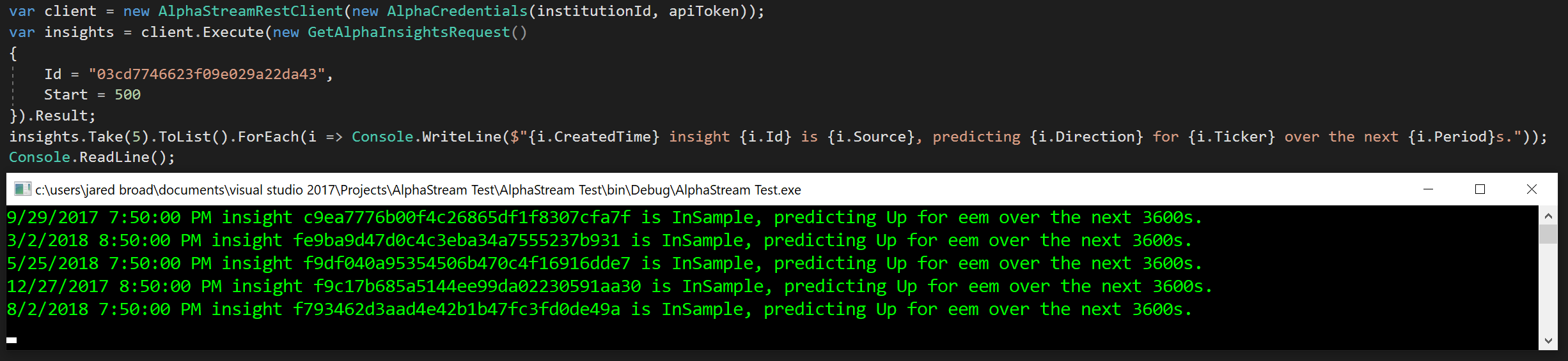 Alpha Streams Documentation - Alpha Streams API - Quick Start - QuantConnect.com