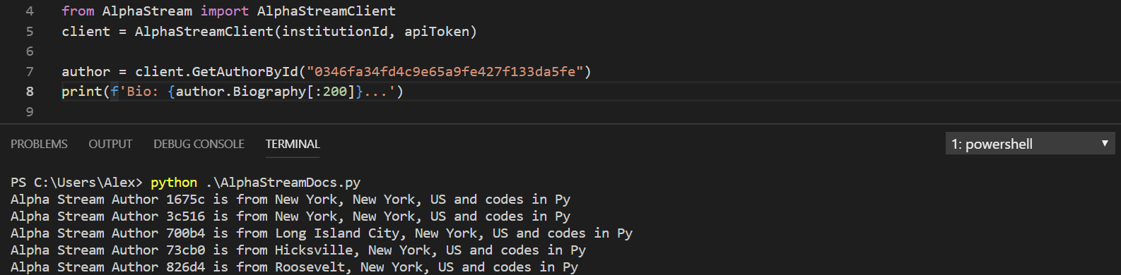 Alpha Streams Documentation - Alpha Streams API - Quick Start - QuantConnect.com