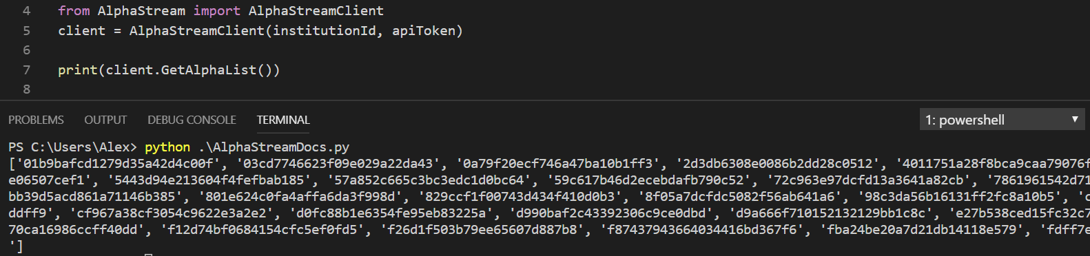 Alpha Streams Documentation - Alpha Streams API - Quick Start - QuantConnect.com